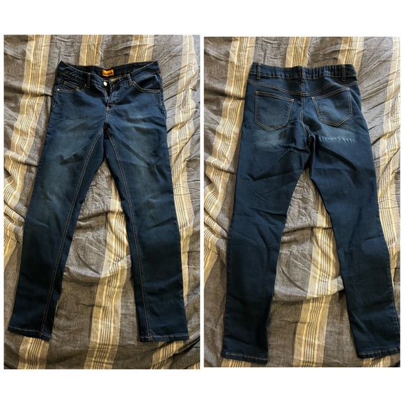 Wax Jean | Jeans | 4 Wax Knit Rich Blue Stretch Skinny Jeans | Poshmark